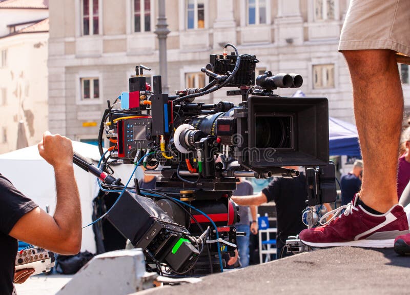 Professional Digital Camera Setup Stock Image - Image of stand ...