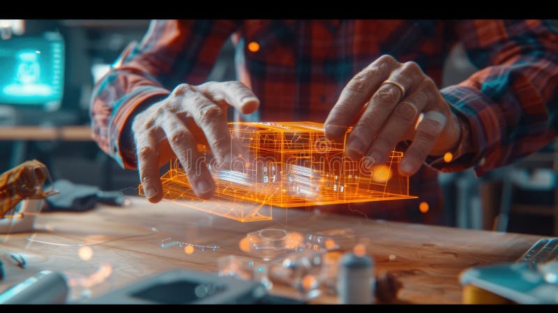 Professional Digital Engineer Using AI and Holographic To Design ...