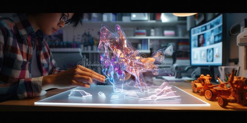 Professional Digital Engineer Using AI and Holographic To Design ...
