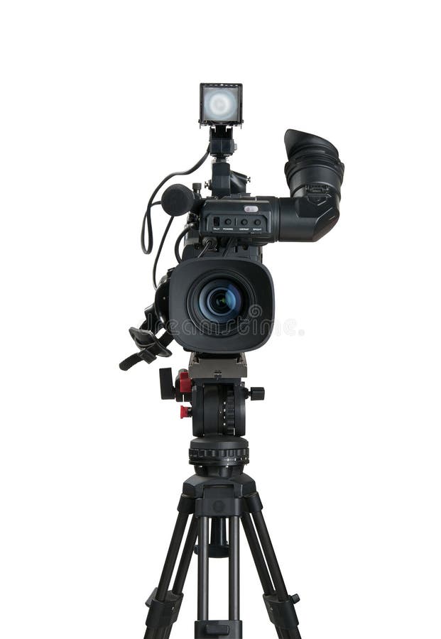 TV Professional Studio Digital Video Camera Stock Image - Image of ...