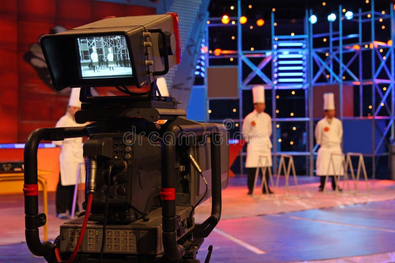 Professional Digital Video Camera Stock Image - Image of event, camera ...