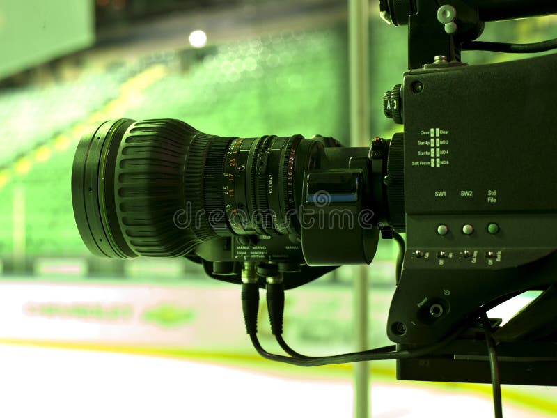 Professional Digital Video Camera Stock Image - Image of electronics ...