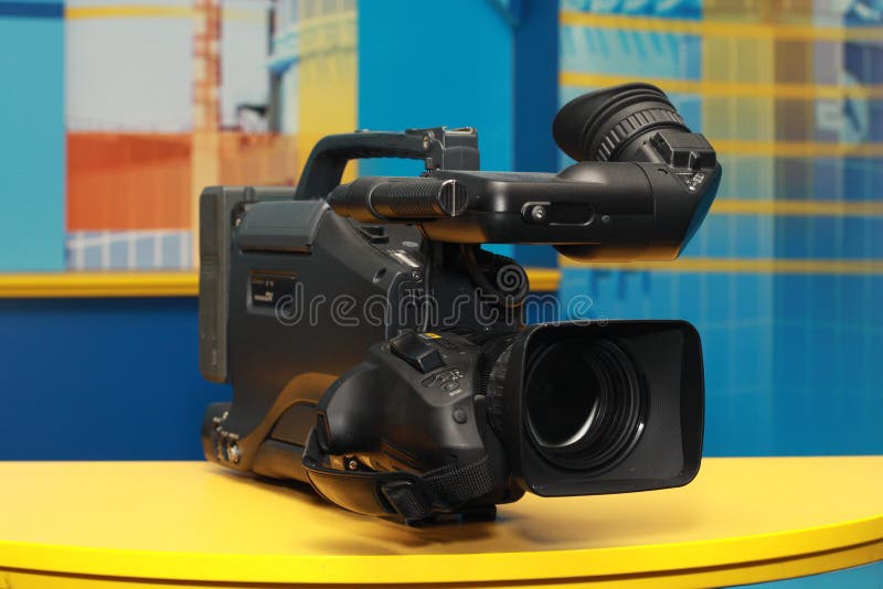 Professional Digital Video Camera Stock Image - Image of industry ...
