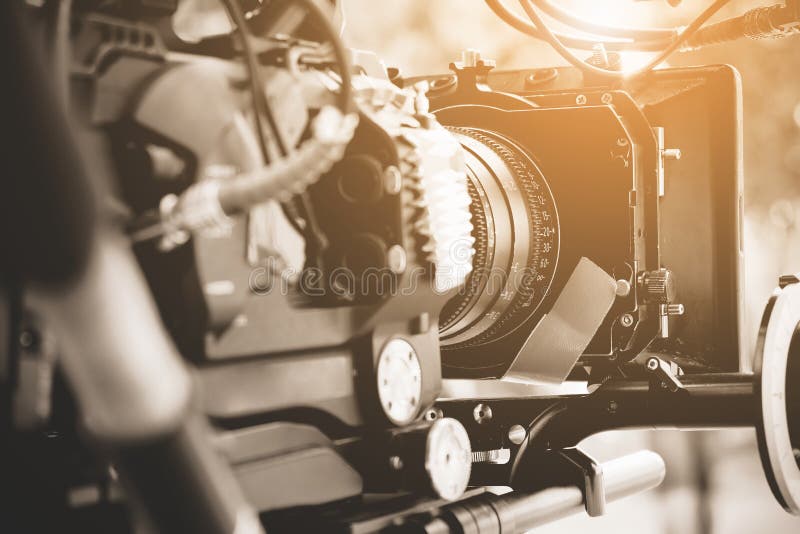 Professional Digital Video Camera Equipment Stock Image - Image of ...