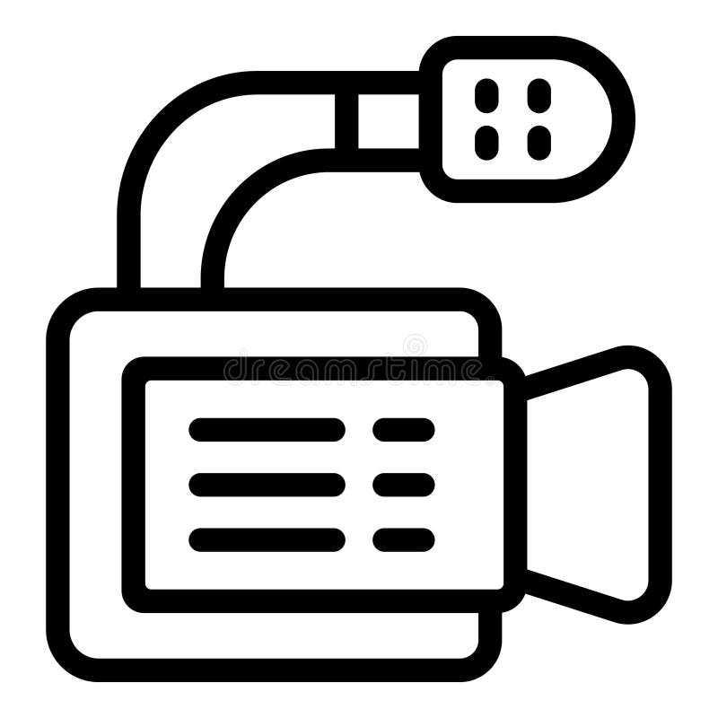 Professional Digital Video Camera Recording with External Microphone ...