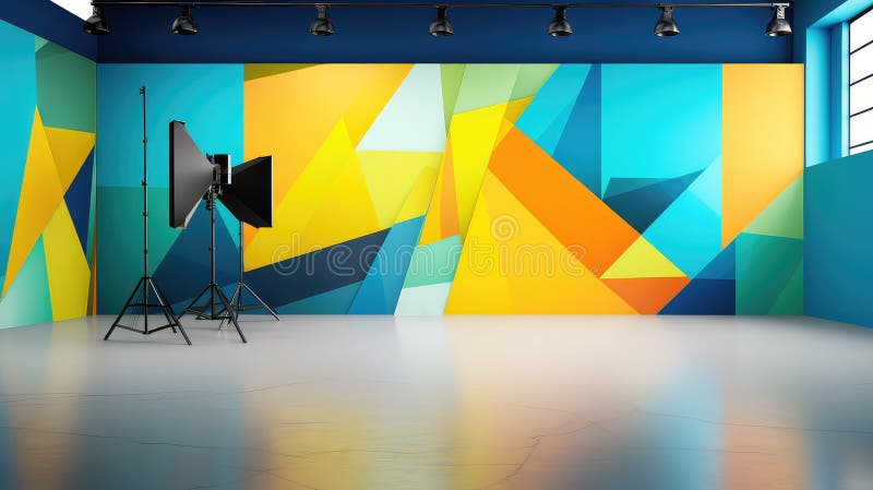 Professional Display Studio Background Stock Illustration ...