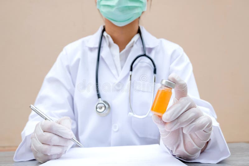 Professional Doctors Perform Testing and Analyzing Samples of COVID-19 ...