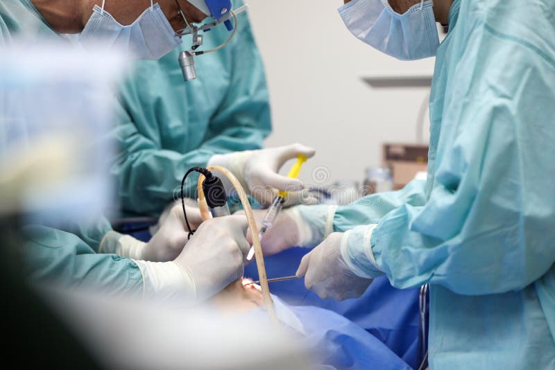 Professional Doctors Performing Stock Image - Image of emergency ...