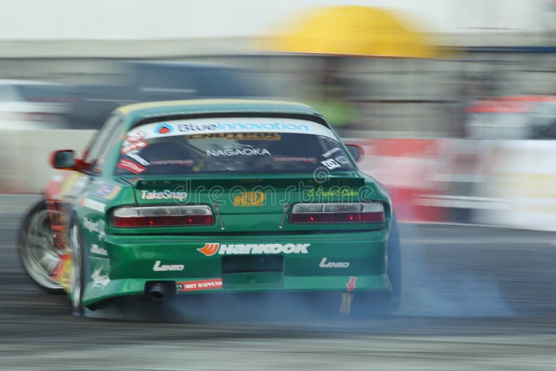 Professional Drift Racer Slid Around Editorial Stock Image - Image of ...