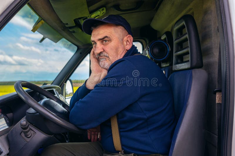 260 Mature Man Driving Truck Stock Photos - Free & Royalty-Free Stock ...