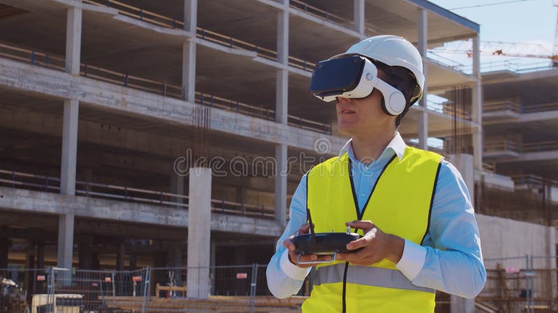 Construction Worker Architect Vr Drone Stock Photos - Free & Royalty ...