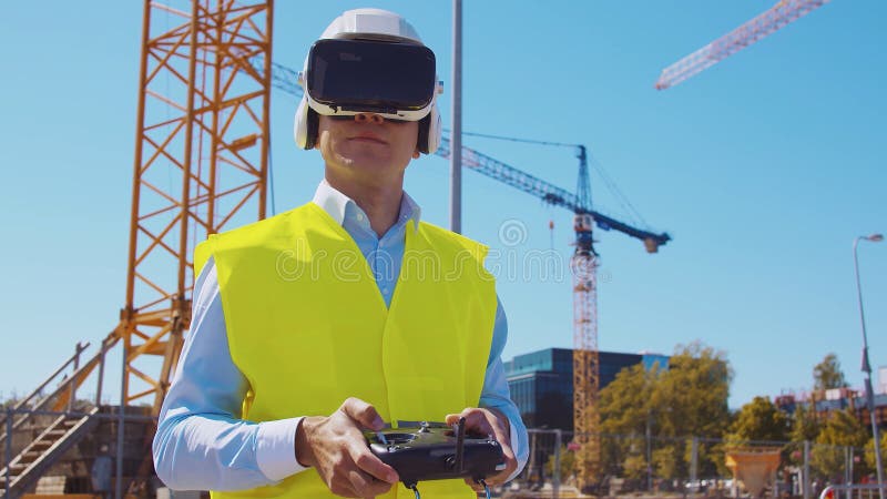 Construction Worker Architect Vr Drone Stock Photos - Free & Royalty ...