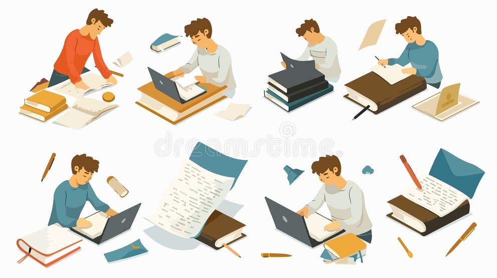 Professional Editors Checking and Correcting Texts for Grammar Stock ...