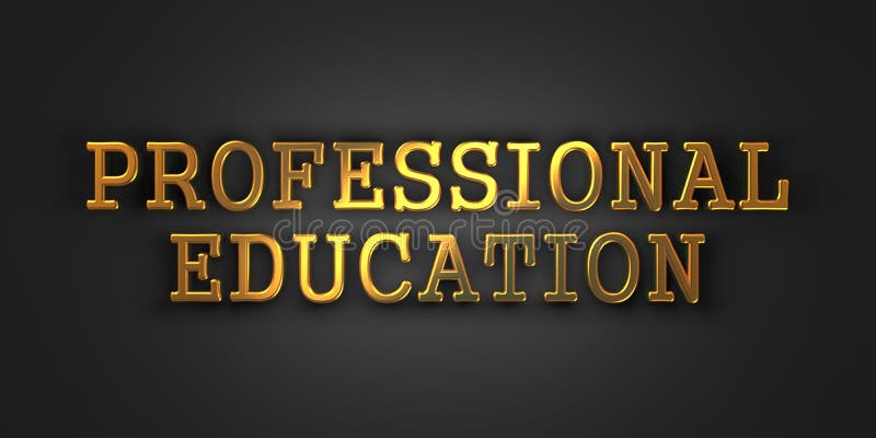 Professional Education. Business Concept. Stock Illustration ...
