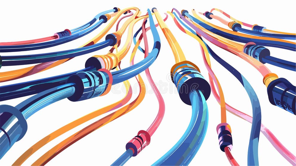 Professional Electric Cables Installation Abstract Concept for Design ...