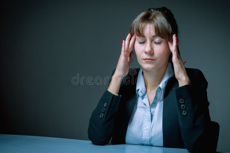 Professional and Emotional Burnout. Portrait of Exhausted and Tired ... Professional and Emotional Burnout. Portrait of Exhausted and Tired ...