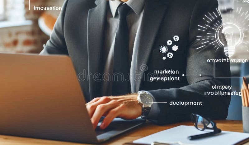 Professional Employee in the Workplace Stock Image - Image of career ...