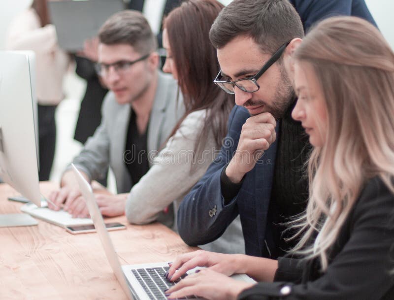 Professional Employees Executives Group Posing Together for Corporate ...