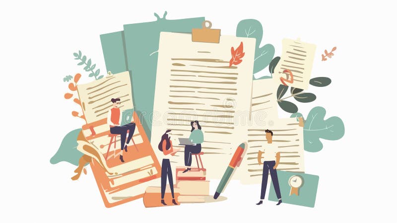 Professional Employment Options Abstract Vector Illustration Stock ...