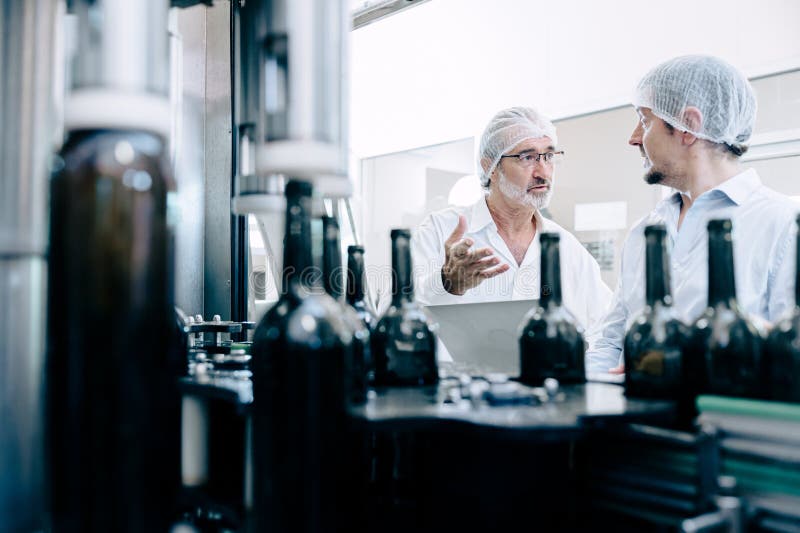 Professional Engineer Technician Man Service Check Machine in Drink ...