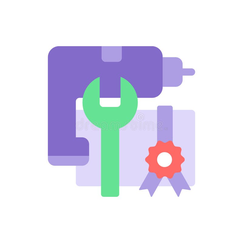 Professional Engineering Education Vector Flat Color Icon Stock Vector ...