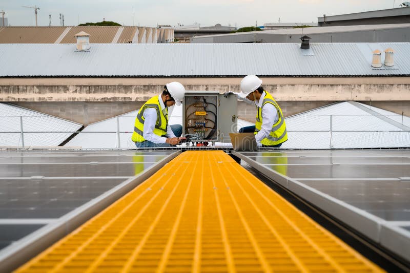 Professional Engineers and Specialist Technicians Check Quality of ...