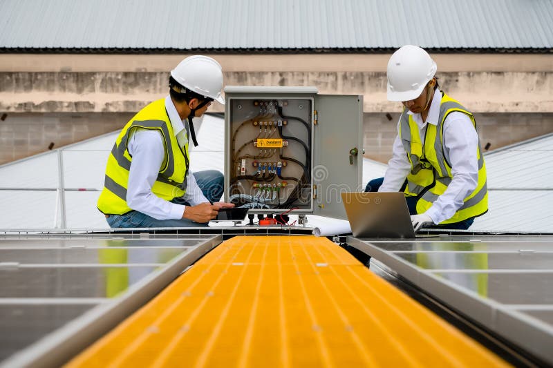 Professional Engineers and Specialist Technicians Check Quality of ...