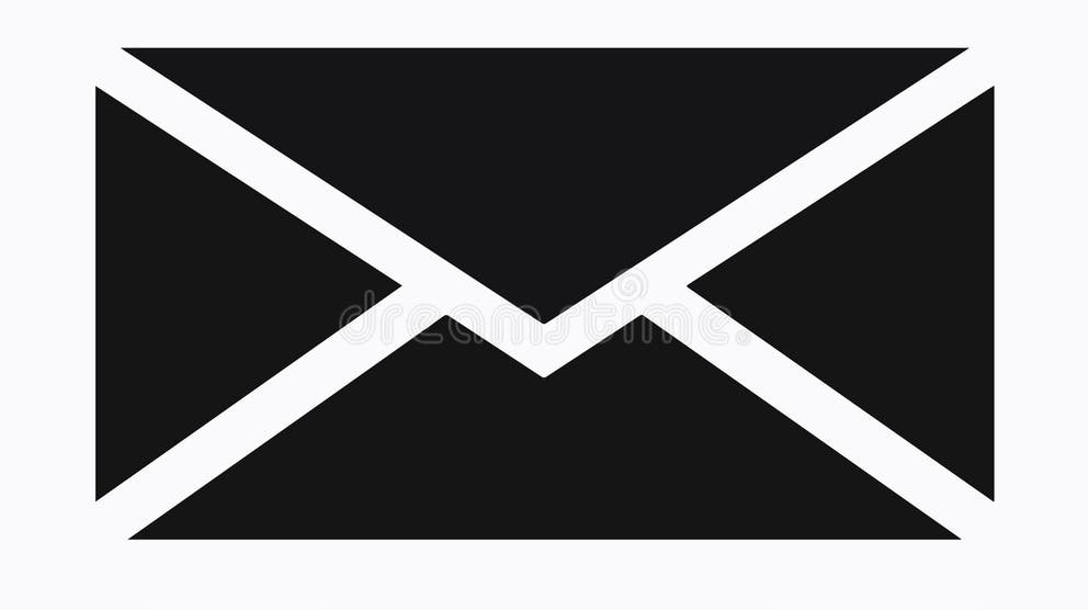 Professional Envelope Icon for Web and UI Design Stock Illustration ...