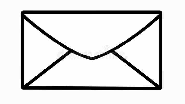 Professional Envelope Icon for Web and UI Design Stock Vector ...