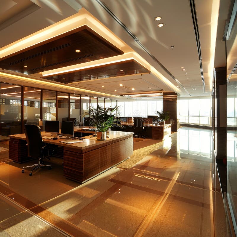 Professional Environment Featuring a Structured Layout Pattern. Stock ...