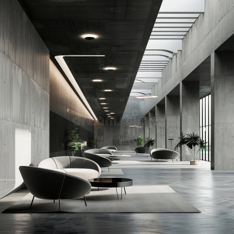 Professional Environment Featuring a Structured Layout Pattern. Stock ...