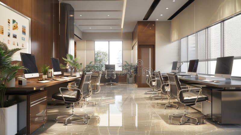 Professional Environment with an Intricate Layout Pattern. Stock ...