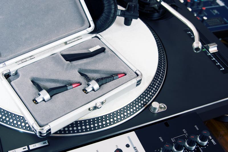 Professional Equipment of a DJ Stock Photo - Image of deck, djing: 21734846