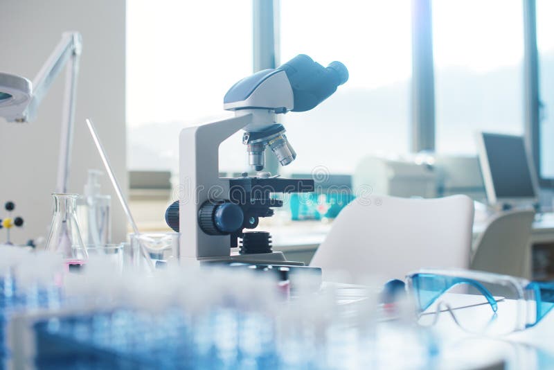 Professional Equipment in the Research Laboratory Stock Photo - Image ...