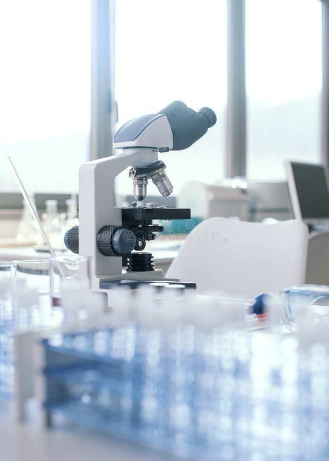Professional Equipment in the Research Laboratory Stock Image - Image ...