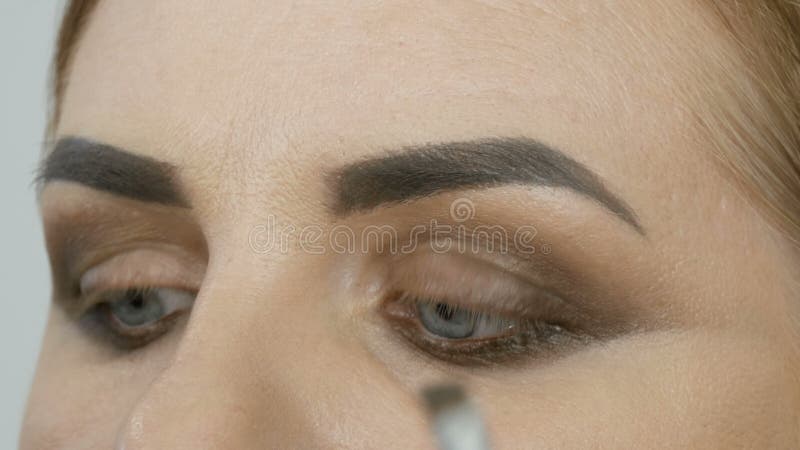 Professional Evening Make-up, a Special Brush Changes the Shape of ...