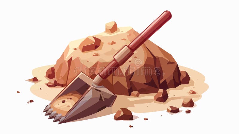 Professional Excavation Icon Vector Illustration for Construction ...
