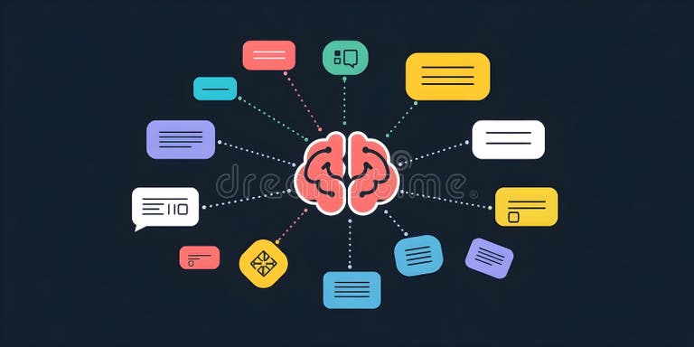 Professional Exceptional Mind Mapping Ideas Stock Illustration ...