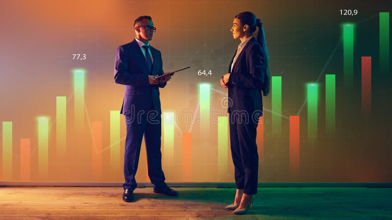 Professional Explains His Secretary, Complex Financial Data with ...