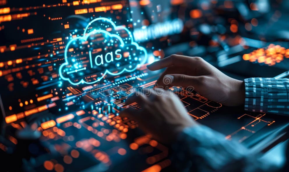 It Professional Explores Concept of Infrastructure As a Service IaaS ...