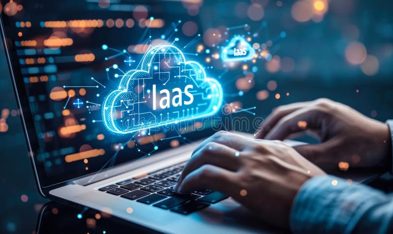 It Professional Explores Concept of Infrastructure As a Service IaaS ...