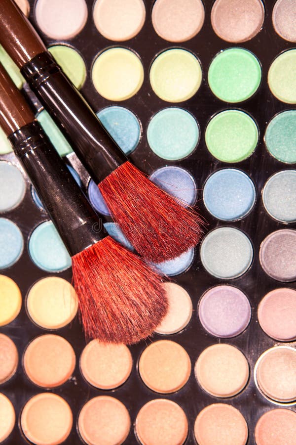 Professional Eye Shadow Make-up Brushes Stock Image - Image of fashion ...