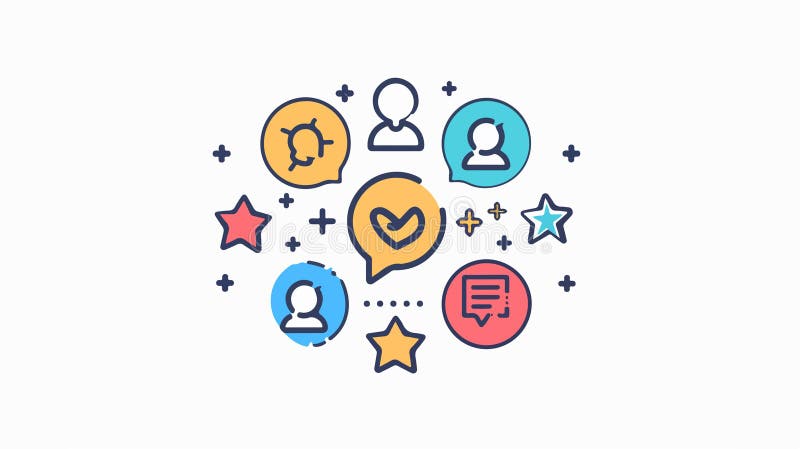 Professional Feedback Loop Icon for Effective Communication and ... Professional Feedback Loop Icon for Effective Communication and ...