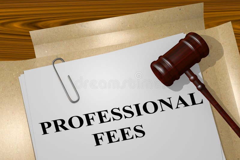 Professional Fees concept stock illustration. Illustration of ...