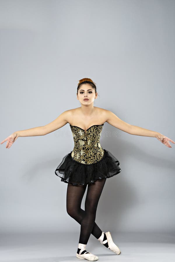 Professional Female Ballet Dancer Stock Image - Image of ballet ...
