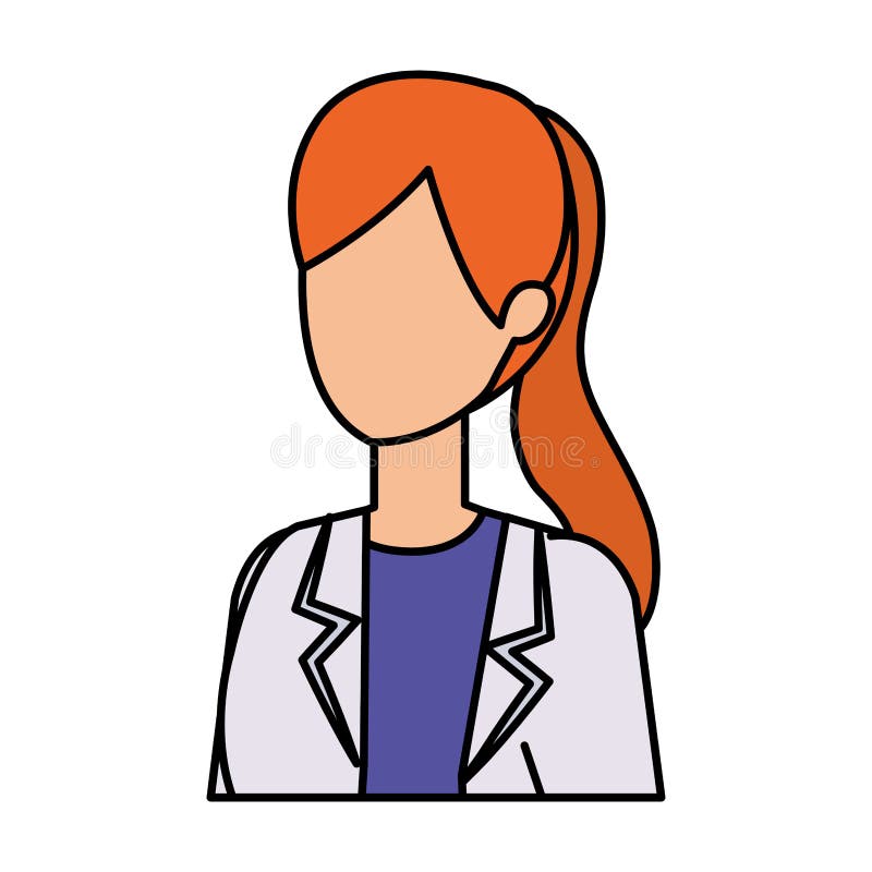 Professional Female Doctor Character Stock Vector - Illustration of ...