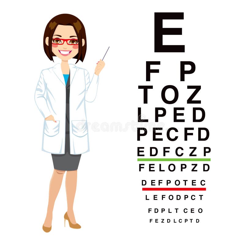 Female Optometrist Stock Illustrations – 697 Female Optometrist Stock ...