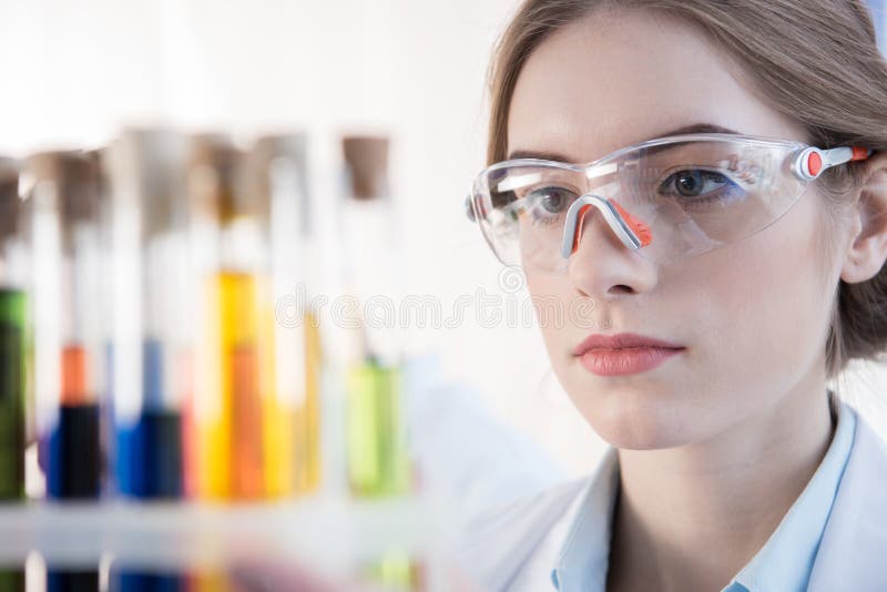 Professional Female Scientist Stock Photo - Image of portrait, chemist ...