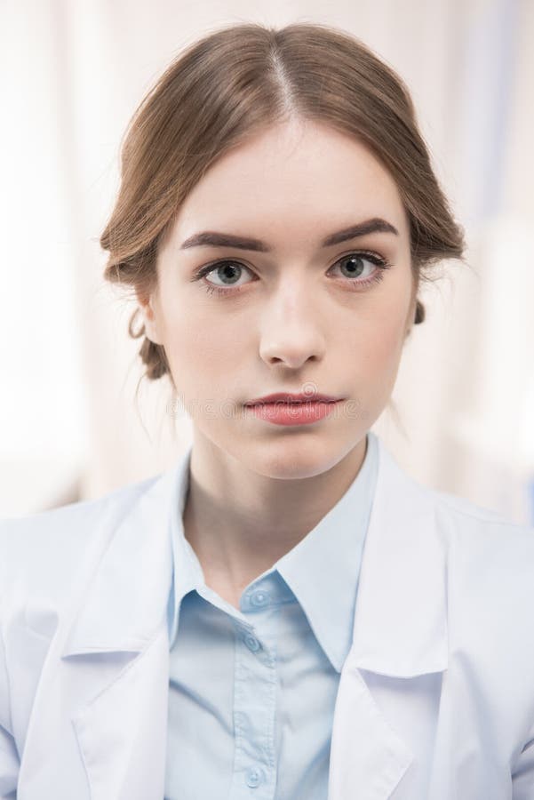 Professional Female Scientist Stock Image - Image of caucasian ...