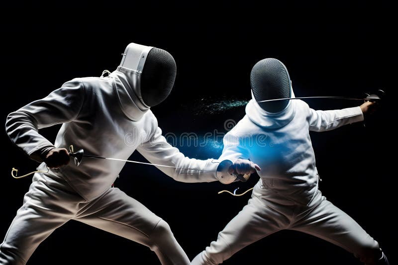 Professional Fencers Stock Illustrations – 15 Professional Fencers ...